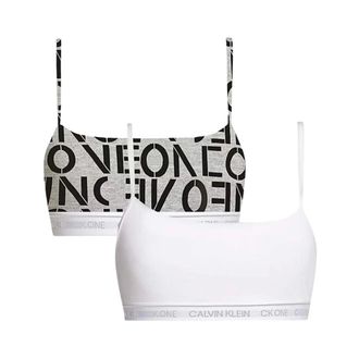 Calvin Klein Femme, Sous-v&ecirc;tements, Multicolore, Taille: 38 FR One 2-Pack Bralette Sans Armatures