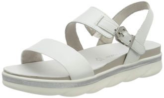 Marco Tozzi Marco Tozzi Damen 2-2-28511-24 Riemchensandalen, Wei&szlig; (White Nappa 113)