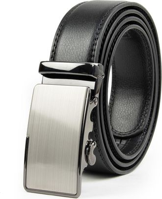 Glamexx24 G&uuml;rtel Herren Ratsche: Automatikschlie&szlig;e g&uuml;rtel Breit 35mm Kunst G&uuml;rtel f&uuml;r M&auml;nner, Gr&ouml;&szlig;e Einstellbar