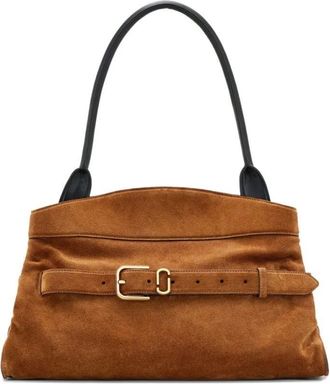 Marc Jacobs Hobo Bags - Structured Suede Handbag - Gr. unisize - in Braun - für Damen