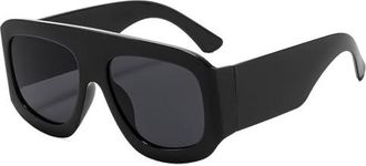 Generic Lunettes De Soleil Dext&eacute;rieur &Agrave; Grande Monture For Hommes, For Les D&eacute;placements Quotidiens, Vacances Et La Conduite(Black)