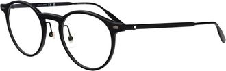 Montblanc Montblanc, Homme, Accessoires, Noir, Taille: 48 MM Lunettes Optiques &Eacute;l&eacute;gantes Mb0426O