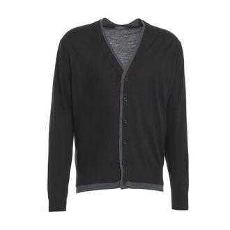 Paolo Pecora Luxuri&ouml;ser Feinstrick-Cardigan Marrone Aw25 - - Knitwear - Herren - Braun - M