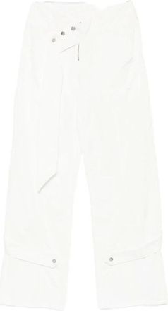 Blumarine Femme, Pantalons, Blanc, Taille: 36 FR Wide Pantalons