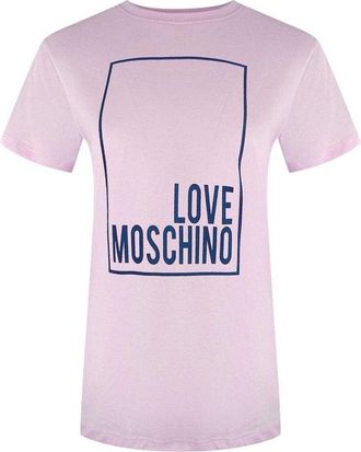 Love Moschino T-Shirt f&uuml;r Damen, Baumwolle (Pink)