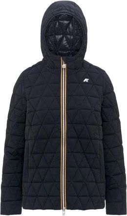 K-Way Femme, Vestes, Bleu, Taille: 38 FR Veste Chaude Matelass&eacute;e Diamant