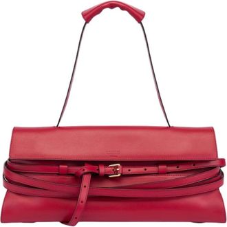 Moschino Femme, Sacs, Rouge, Taille: ONE Size Tie Me Shoulder Bag