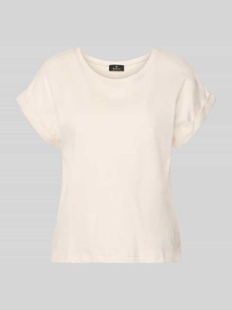 Monari T-Shirt mit fixiertem &Auml;rmelaufschlag