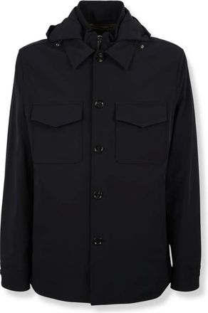 Moorer Homme, Vestes, Bleu, Taille: XL Maffei Overshirt