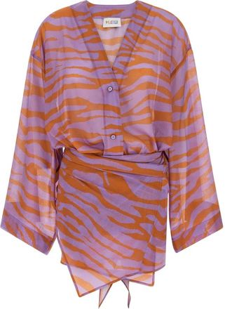 The Attico Femme, Robes, Multicolore, Taille: 34 FR Il Primo Bagno Mini Dress