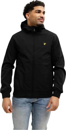 Lyle & Scott Homme, Vestes, Noir, Taille: L Softshell Jacket