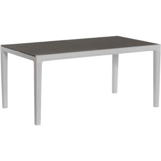Keter Table en polypropyl&egrave;ne 160x90x75 cappuccino et blanc