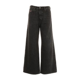 Diesel 1996 D-Sire Wide Jeans - - Jeans - Damen - Schwarzk - W26