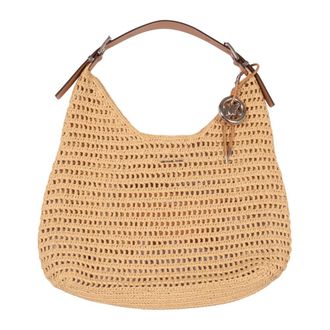 Michael Kors Femme, Sacs, Beige, Taille: ONE Size Borsa hobo grande a spalla