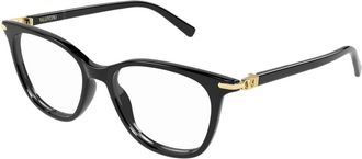 Valentino V Logo Optischer Rahmen - - Accessories - Damen - Schwarzk - 53 MM
