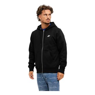 Nike Homme, Sweatshirts et sweats &agrave; capuche, Noir, Taille: XL Sportswear Club Full-Zip Fleece Sweat &agrave; capuche
