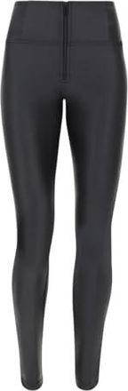 Freddy WR.UP Pantalon Push up WR.UP Taille Haute Super Skinny, en Similicuir, Noir, Medium
