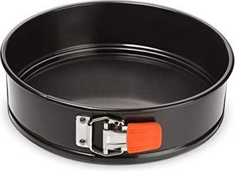 LE CREUSET Antihaft Springform, Rund, Ø 26 cm, Sauerteigbeständig, Aus Karbonstahl gefertigt, Anthrazit/Orange, 94101800000000