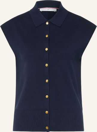 Tommy Hilfiger Strickweste blau