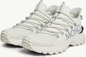Moncler Logo-Print Trainer Sneaker - White