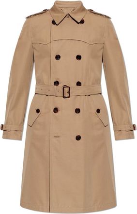 Burberry Homme, Manteaux, Brun, Taille: XL Foxfield Trench Coat