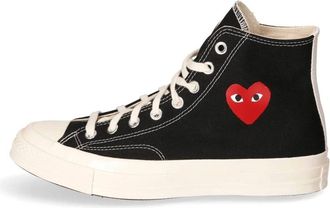Comme Des Gar&ccedil;ons Femme, Chaussures, Noir, Taille: 40 EU Baskets montante en toile