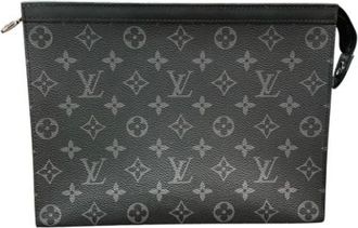 Louis Vuitton Pre-owned Monogram Eclipse Clutch - Femme - Pre-owned - Noir - Taille: ONE Size