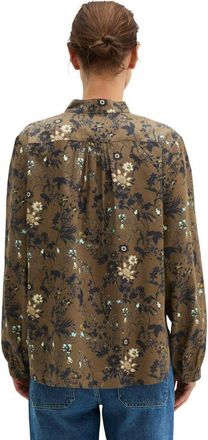 Marc O'Polo Langarmbluse loose aus weichem Baumwollstoff mit Allover-Print