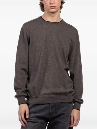 Gran Sasso crew-neck sweater - Braun