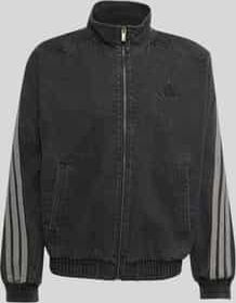 adidas Loose Fit Trainingsjacke aus Baumwoll-Denim mit 3-Streifen-Design