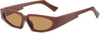 Generic Lunettes De Soleil Dext&eacute;rieur &Agrave; Petite Monture For Hommes, D&eacute;coratives For Le Sport Et Les Vacances For Femmes(Brown)