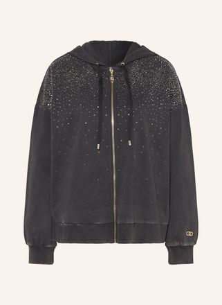 Liu Jo Liu Jo Sweatjacke Mit Schmucksteinen schwarz