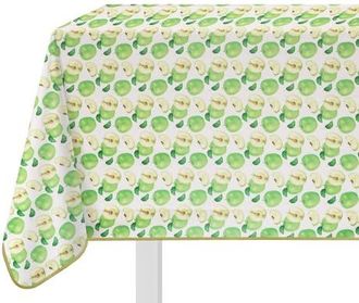 KASANOVA Schmutzabweisende Tischdecke, 140 x 240 cm, Apfel