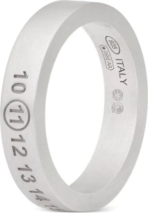 Maison Margiela bague &agrave; num&eacute;ro - Argent
