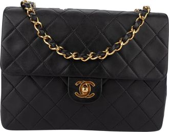 Chanel Crossbody Bags - Chanel Quilted Lambskin 24K Gold Single Flap Cross - Gr. unisize - in Bunt - für Damen