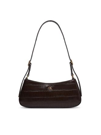 Calvin Klein Handtasche LV04F3906G Dunkelbraun