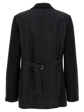 Moschino Single-Breasted Blazer - Black