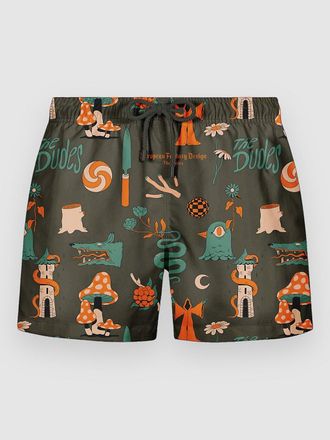 THE DUDES European Fantasy Brown Boardshort noir