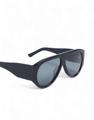 NA-KD Retro-Sonnenbrille aus Acetat in Schwarz