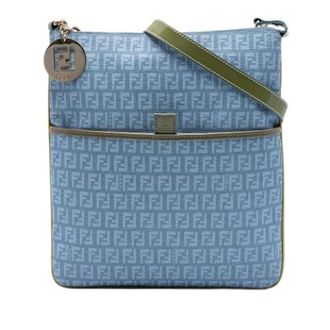 Fendi Pre-owned Canvas Crossbody Bag - - Pre-owned - Damen - Blau - ONE SIZE