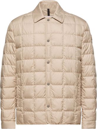 Moncler Moncler Doudoune-chemise Castellana, Homme, Beige, Taille: 1