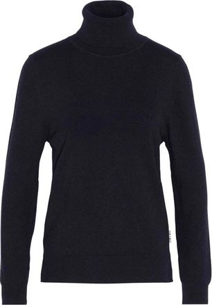 Barbour Femme, Pulls, Noir, Taille: 38 FR Pull à col roulé avec des patchs tartan