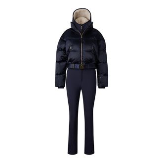 Bogner 2-in1-Skioverall Aya f&uuml;r Damen - Navy-Blau - 32