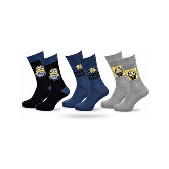 LES MINIONS Minions - Chaussettes Homme Licence Pack (Lot) 3 Paires 3667