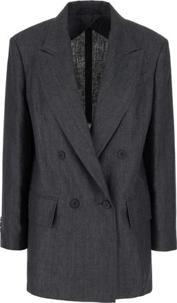 Max Mara Femme, Vestes, Gris, Taille: 40 FR Olimpia Blazer