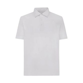 People of Shibuya Homme, Tops, Blanc, Taille: XL Polo Jersey Ultra-L&eacute;ger