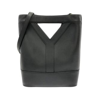 Saint Laurent Pre-owned Y Small Bucket Calf Bag - Femme - Pre-owned - Noir - Taille: ONE Size