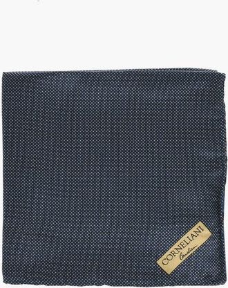 Corneliani Micro Polka Dots Silk Pocket Square size Unica