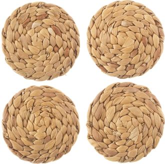 Sass & Belle Untersetzer aus Wasserhyazinthe, 4 St&uuml;ck