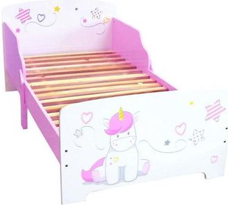 Les Tendances Les Tendances - Fun House Licorne lit 140x70 cm avec lattes pour enfant